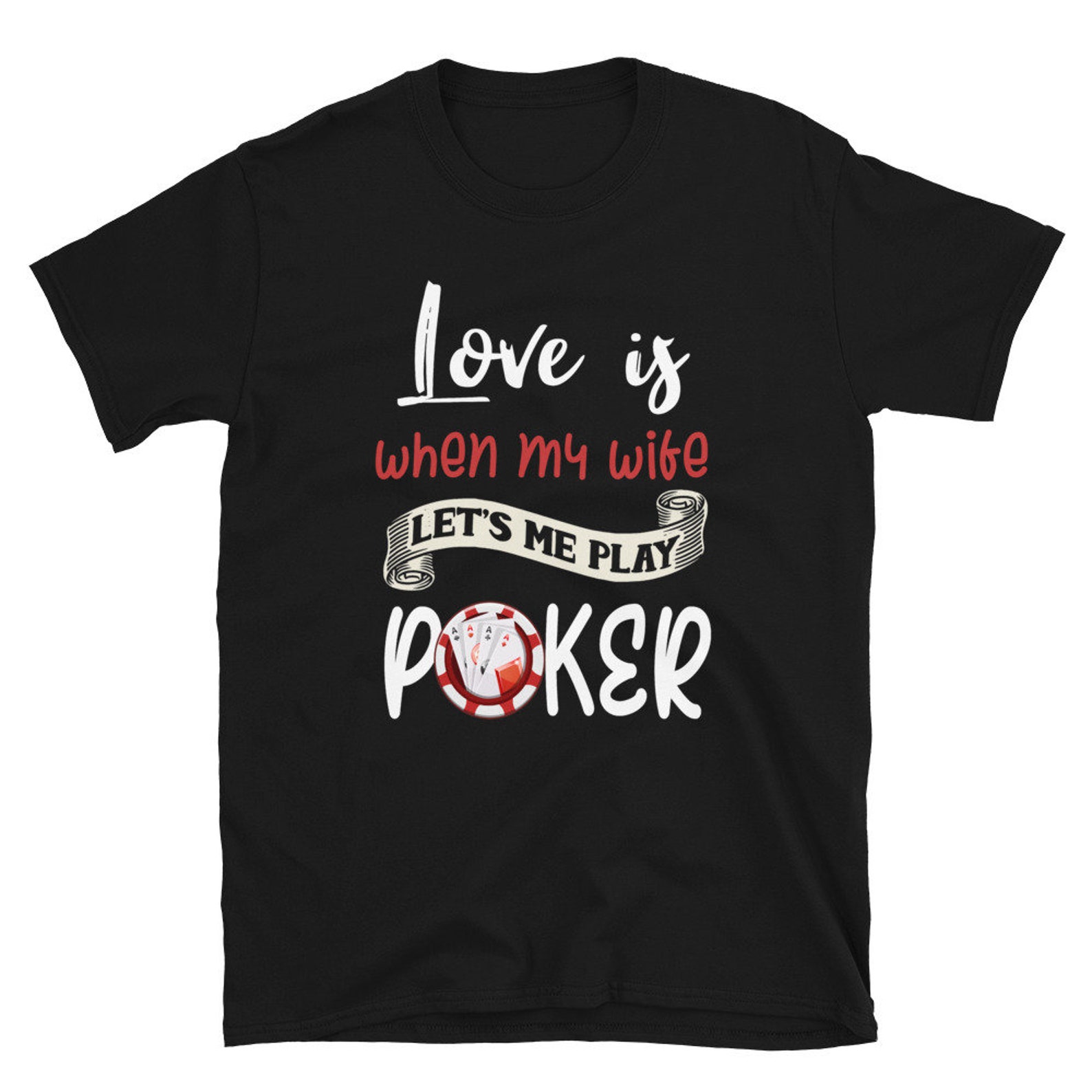 Poker Shirt Funny Poker Husband Tshirt Poker Player T-shirt - Etsy
