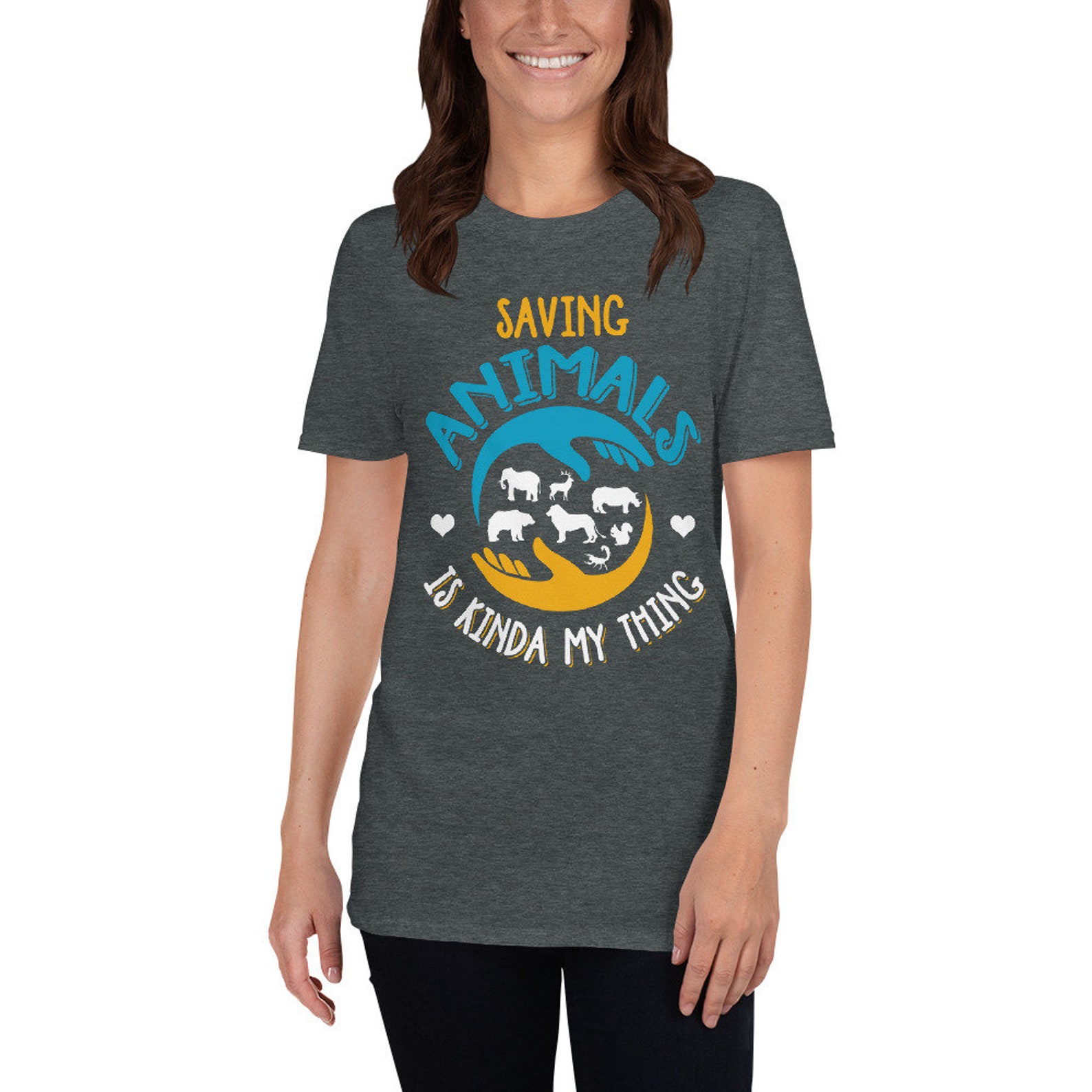 Saving Animals Shirt Animal Saver Tshirt Animal Lover Tshirt Animal ...