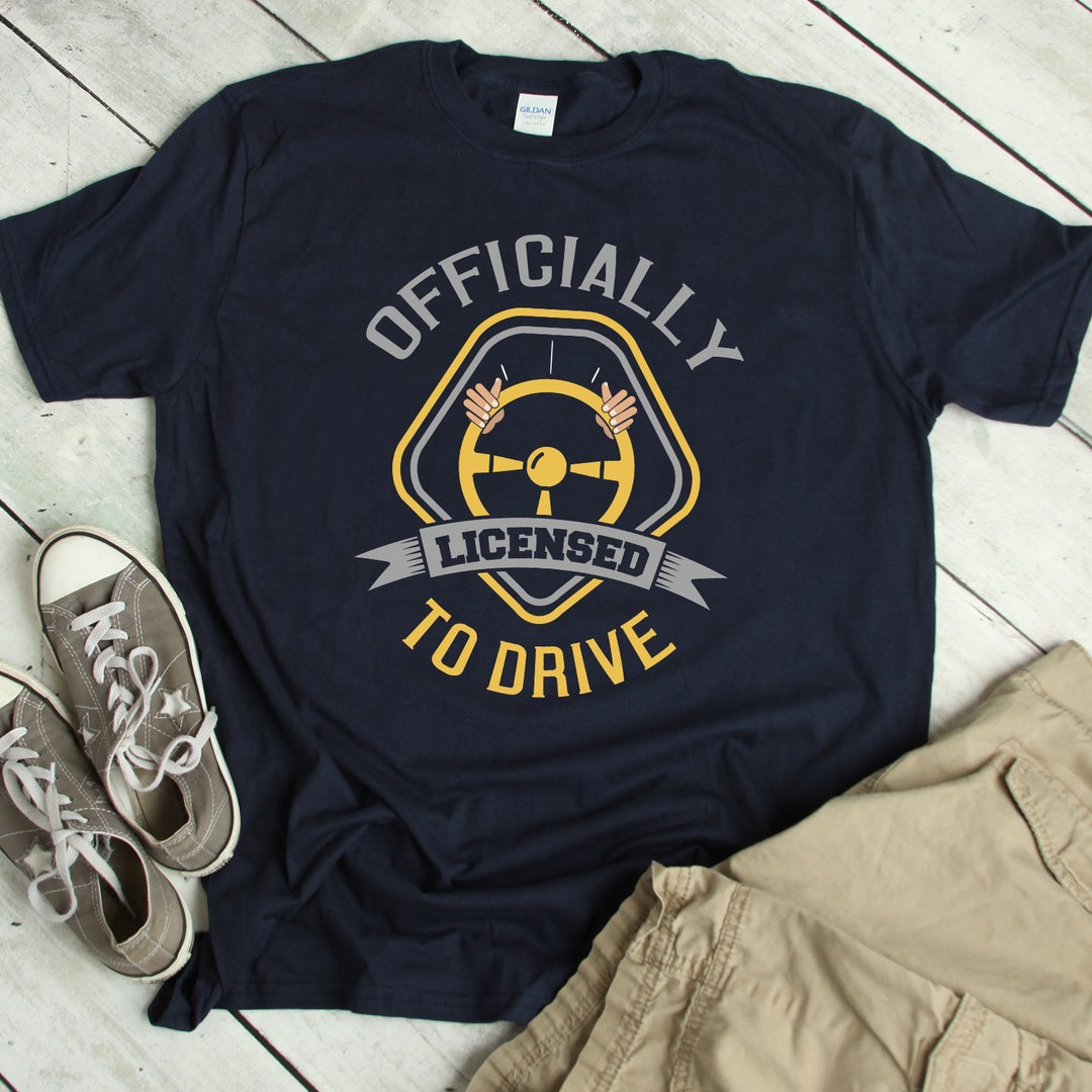 Driver's License Shirt Licensed Driver Tshirt Driver's License Gift ...
