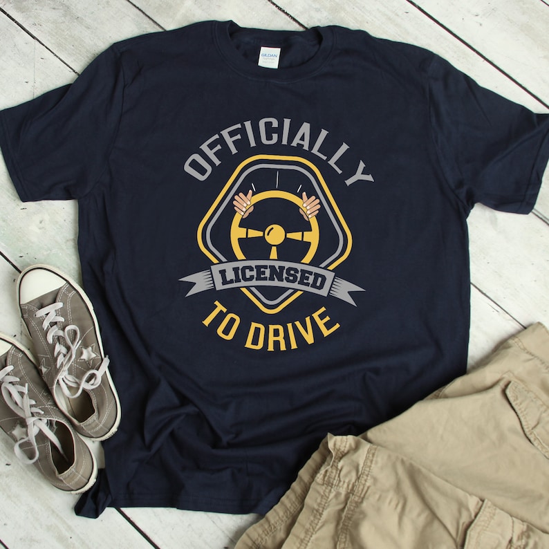 Driver's License Shirt Licensed Driver Tshirt Driver's License Gift ...