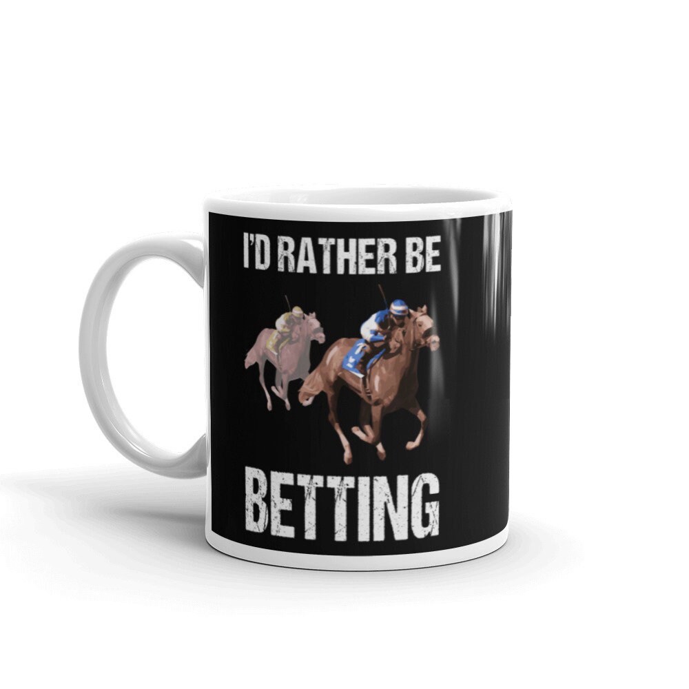 Horse Racing Mug Funny Betting Horse Races Gift Horse Race | Etsy