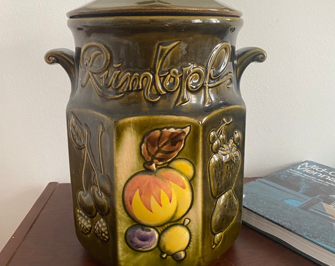 Vintage WGP Scheurich Rumpot Rumtopf Multicolored Glaze - Etsy