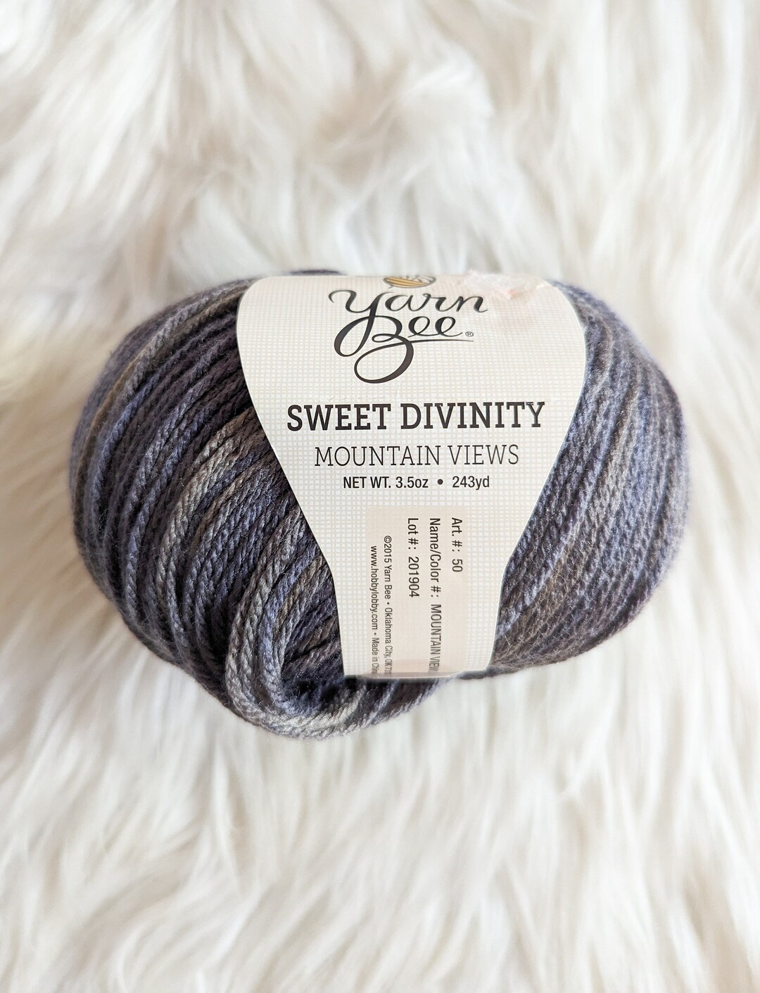 Yarn Bee Sweet Divinity - Mountain Views - Discontinued Yarn - Etsy