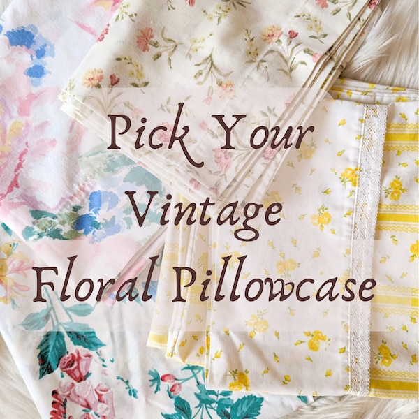 Vintage Pillowcases - Etsy