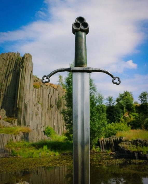 Irish Sword Of Light Claíomh Solais Irish Trefoil Mythical | Etsy