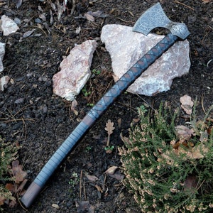 Etched Viking Axe Fenrir Axe Mythology Axe Hand Forged Axe Handmade Axe ...