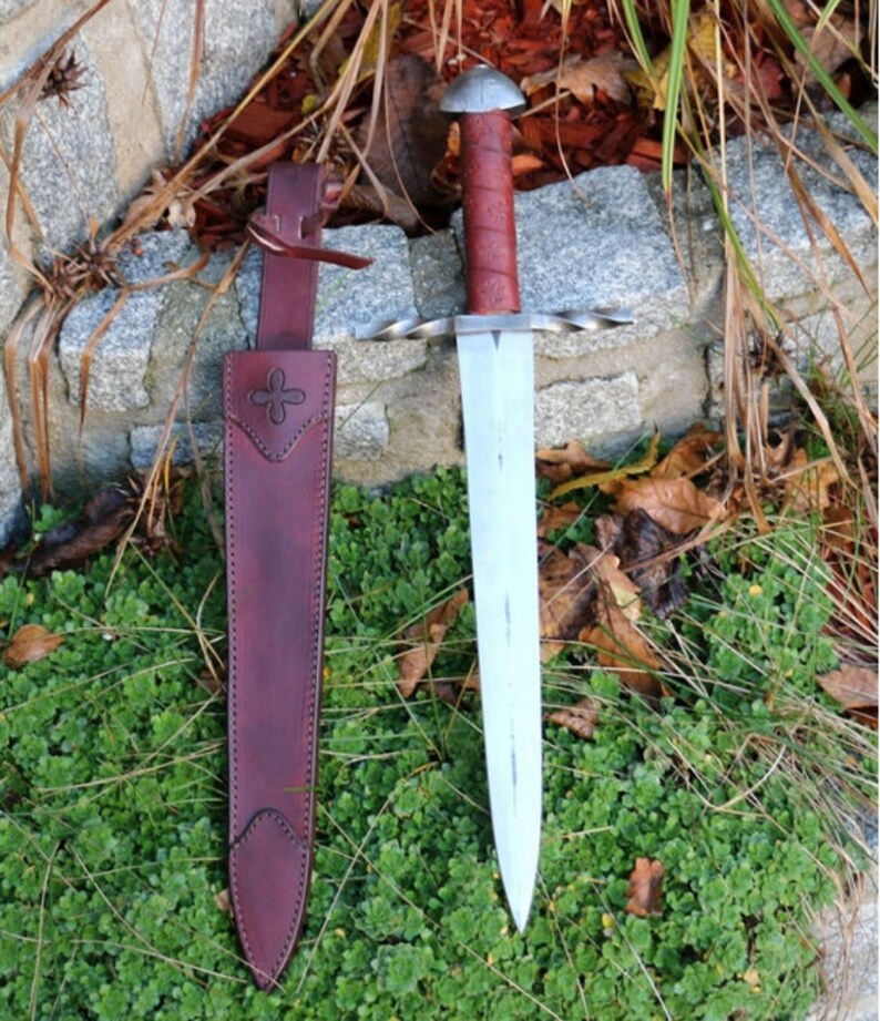 Knights Templar Ritual Dagger Medieval Hand-forged Knife | Etsy