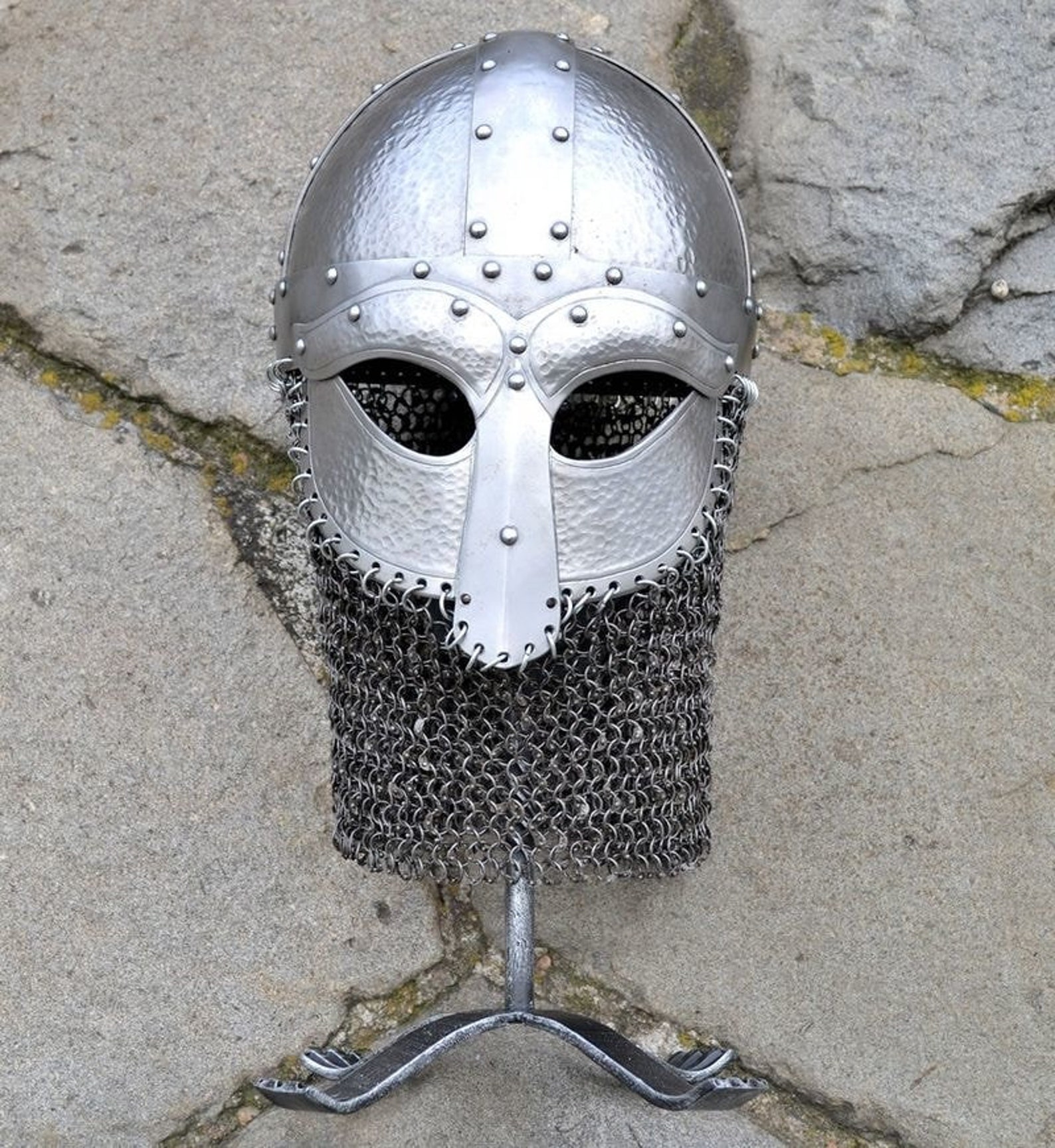 Viking Battle Helmet Battle Helmet Cosplay Helmet LARP - Etsy