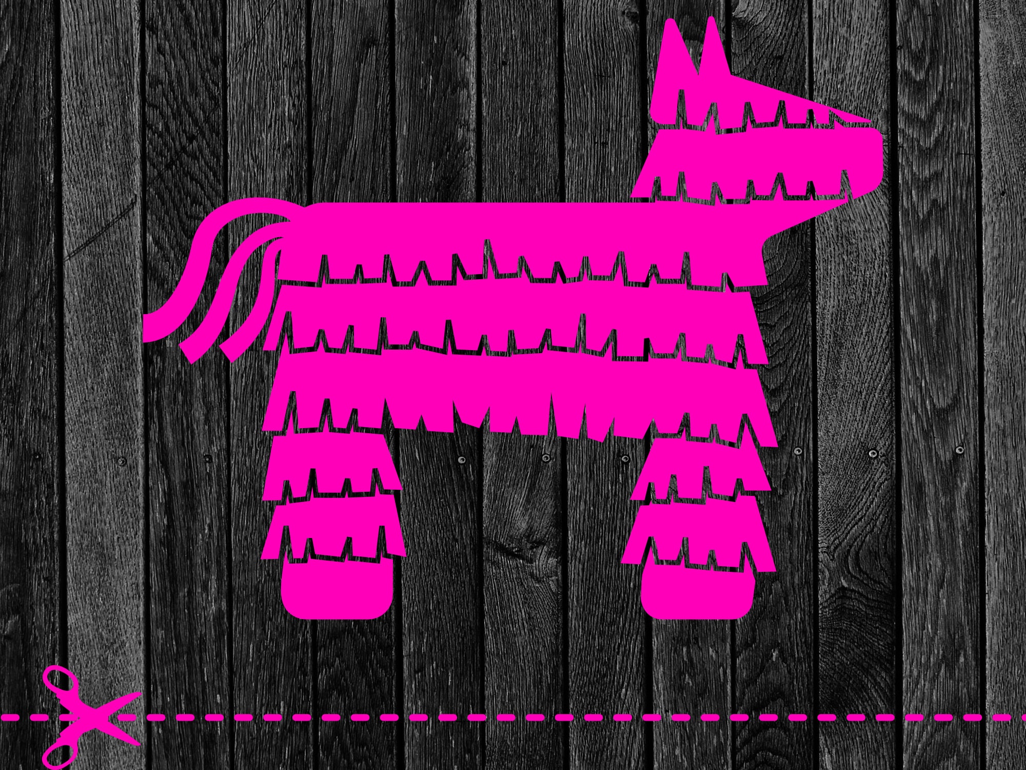 Pinata Svg Pinata Silhouette Paper Pinata Svg Piñata Svg Etsy