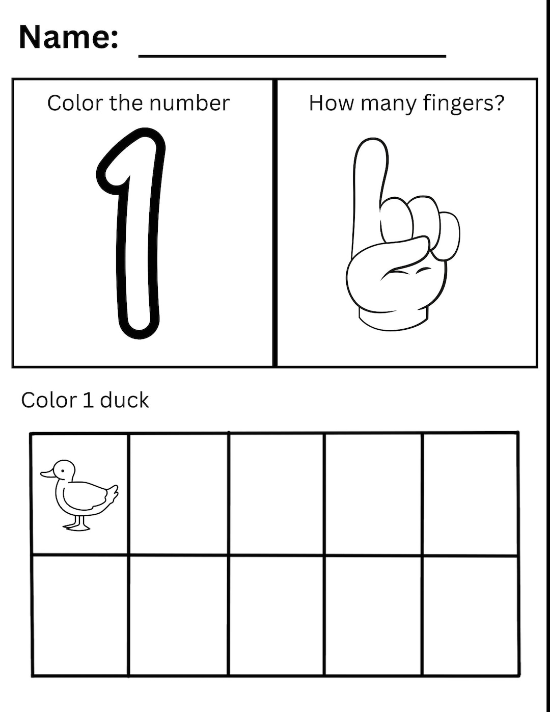1-10 Pre-k Worksheet, Preschool, Kindergarten, Worksheet, Count and ...