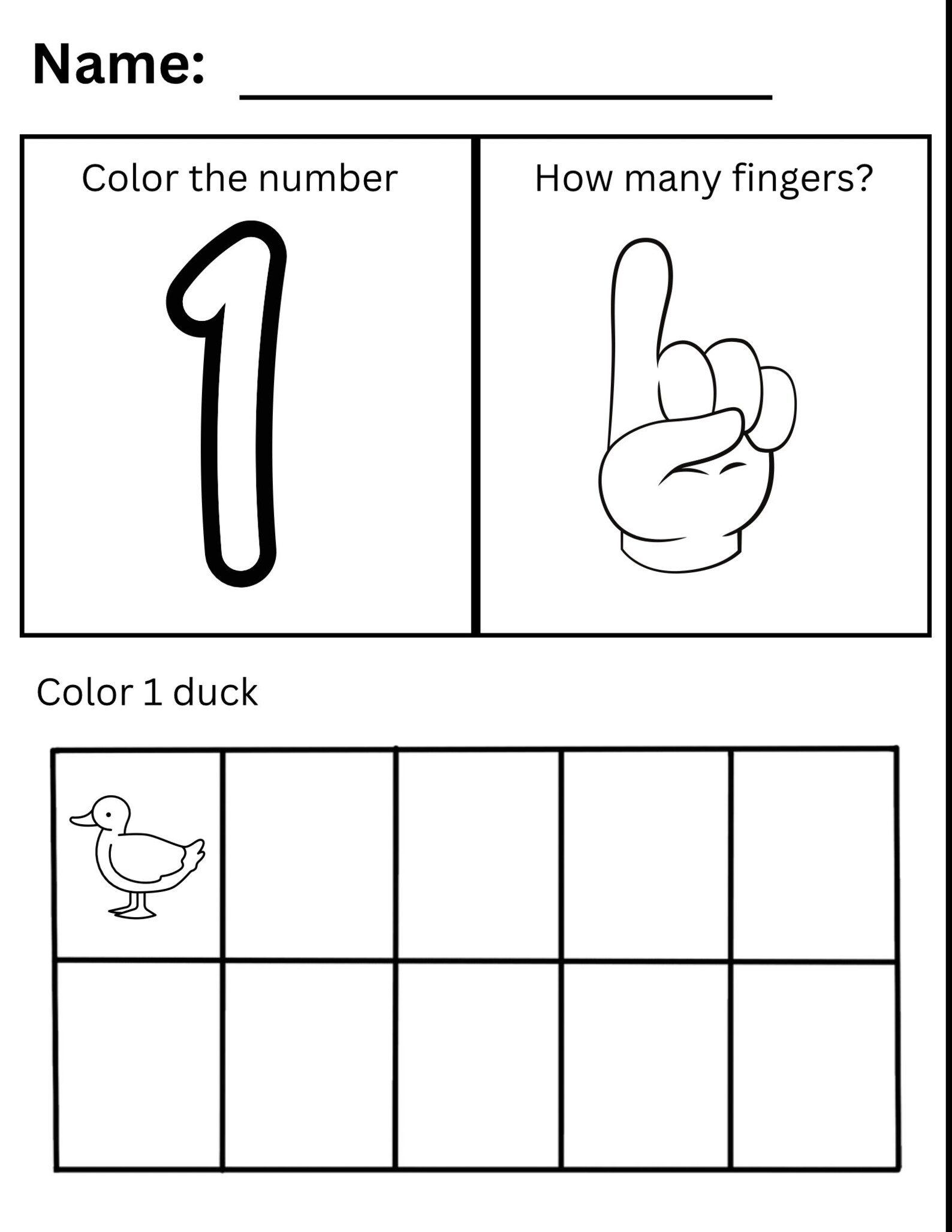 1-10 Pre-k Worksheet, Preschool, Kindergarten, Worksheet, Count and ...