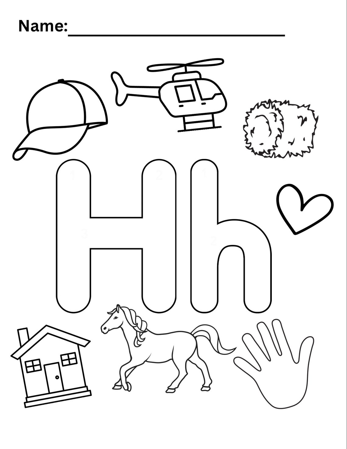 Alphabet Coloring Book, Children Coloring, Abc's, Letter Sounds, Pre-k ...