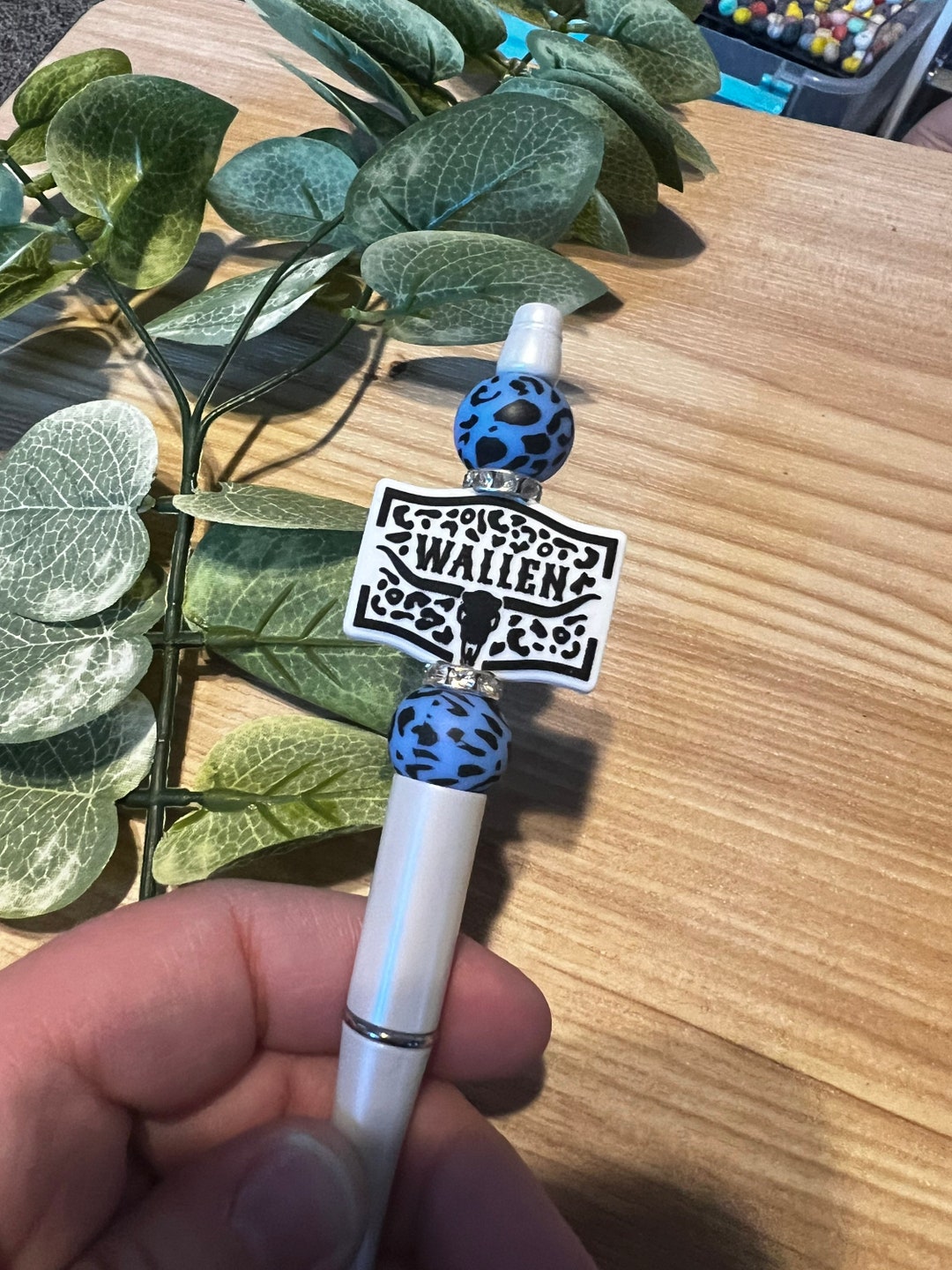 Leopard Pen| Silicone Bead Pen| Western Pen | Country Pen| Country ...