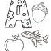 Alphabet Coloring Book, Children Coloring, Abc's, Letter Sounds, Pre-k ...