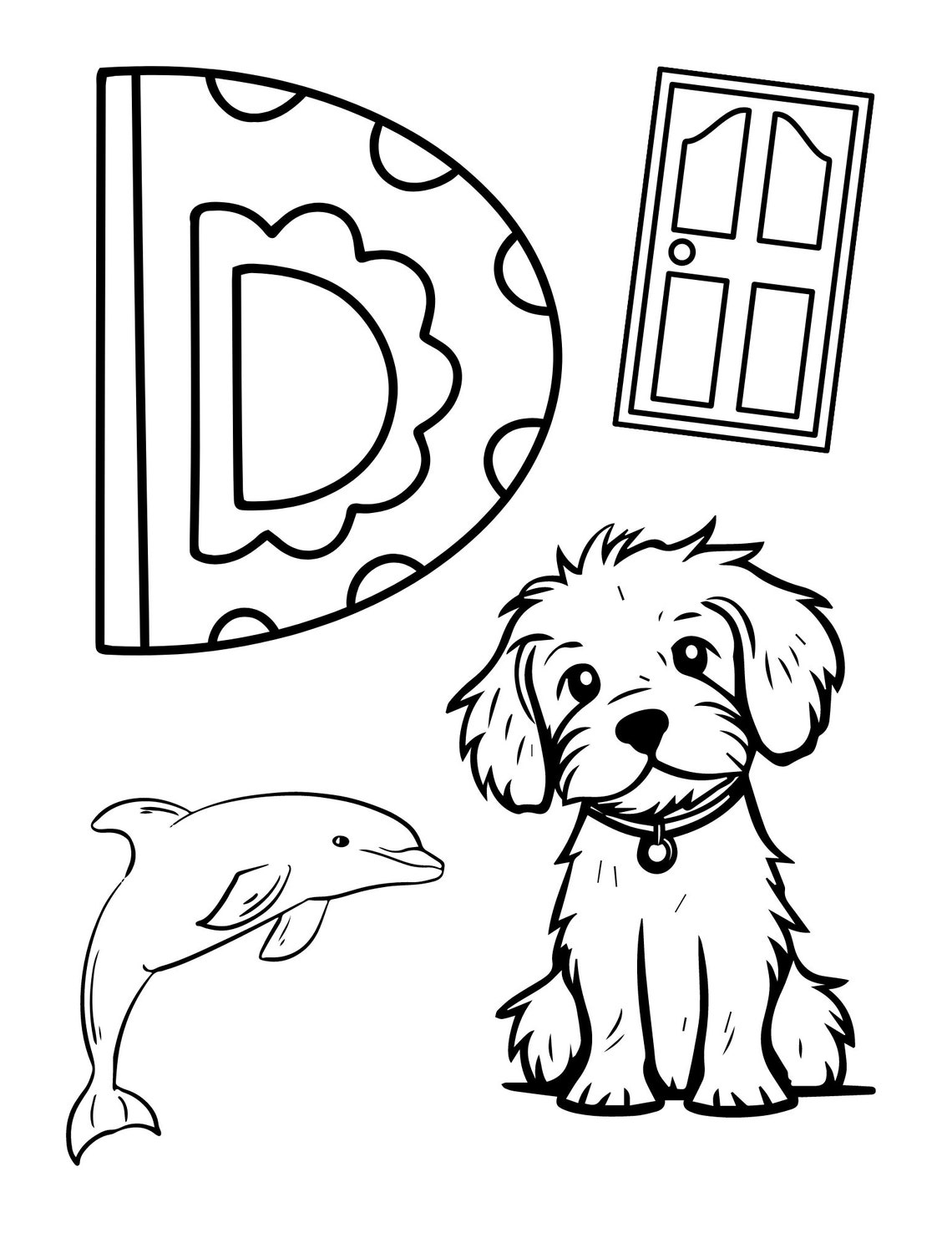 Alphabet Coloring Book, Children Coloring, Abc's, Letter Sounds, Pre-k ...