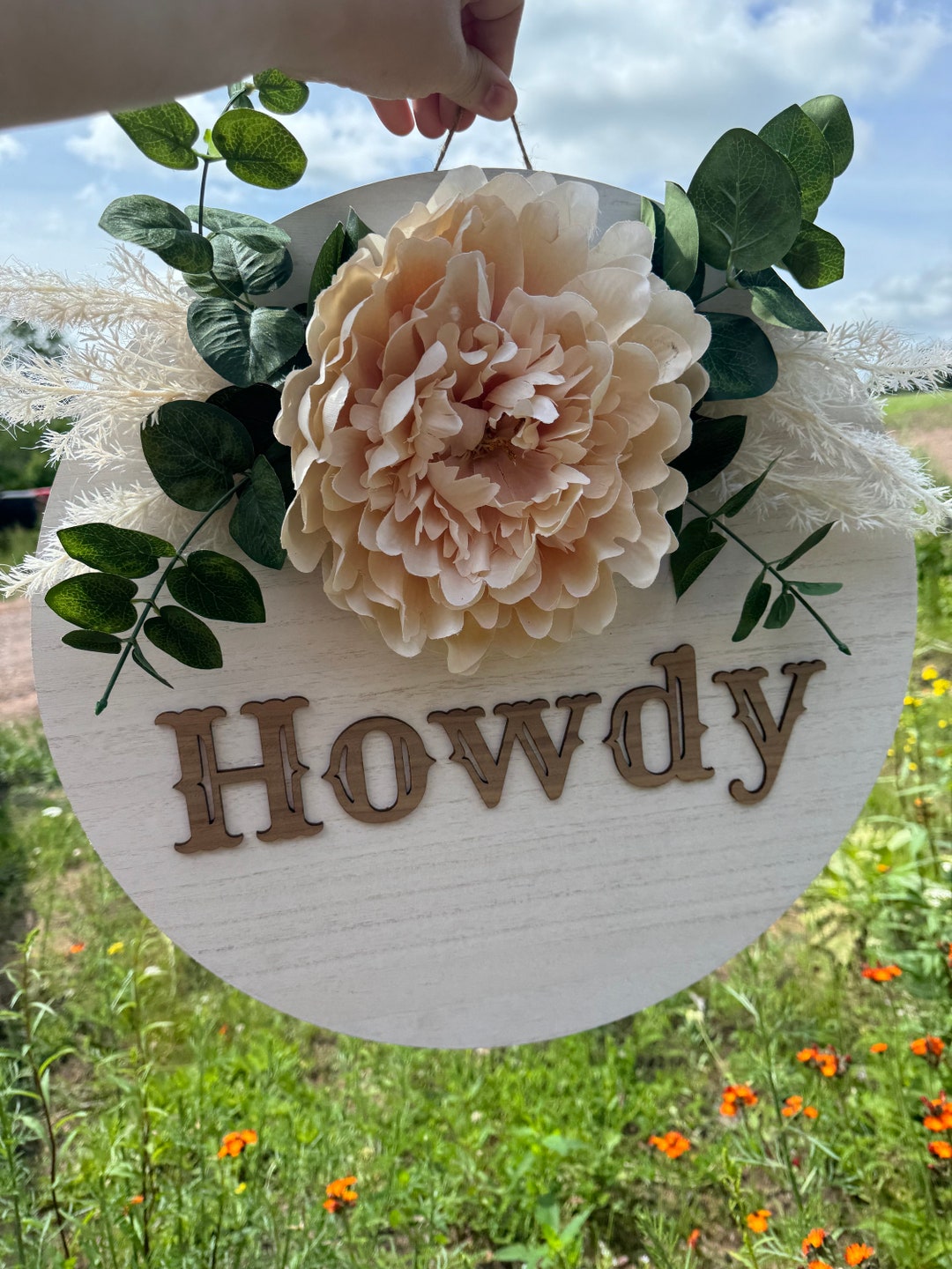Howdy Welcome Sign| Wood Sign| Home Decor| Door Sign| Door Hanger ...