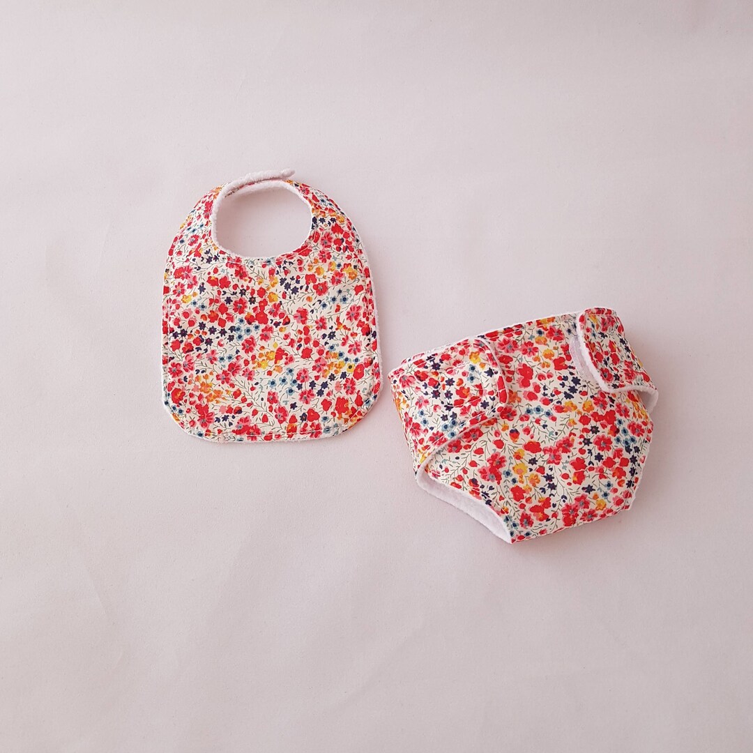 Liberty Phoebe Baby Diaper, Bib and Wipes Available in Several Sizes - Etsy