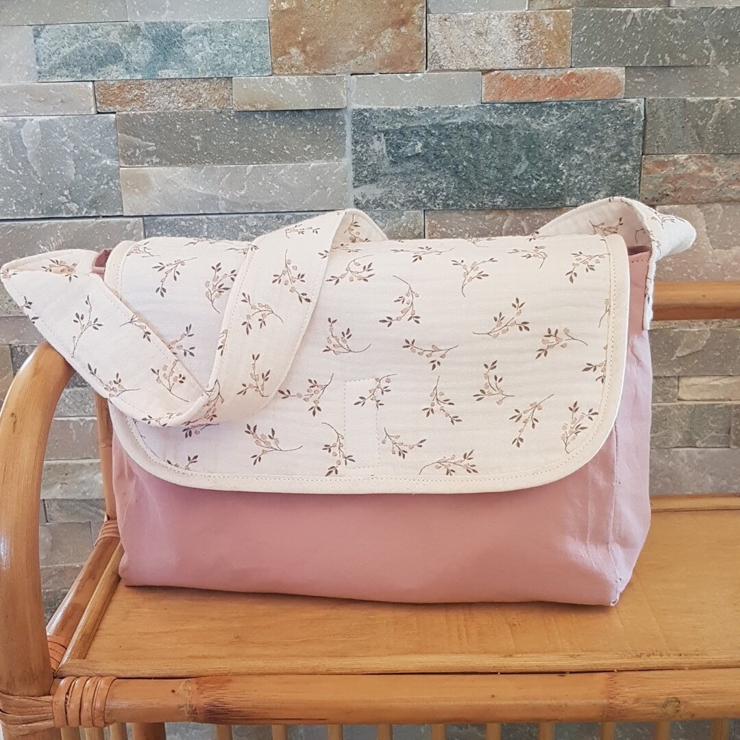Doll Changing Bag in Cotton and Double Gauze With Customizable Branch ...
