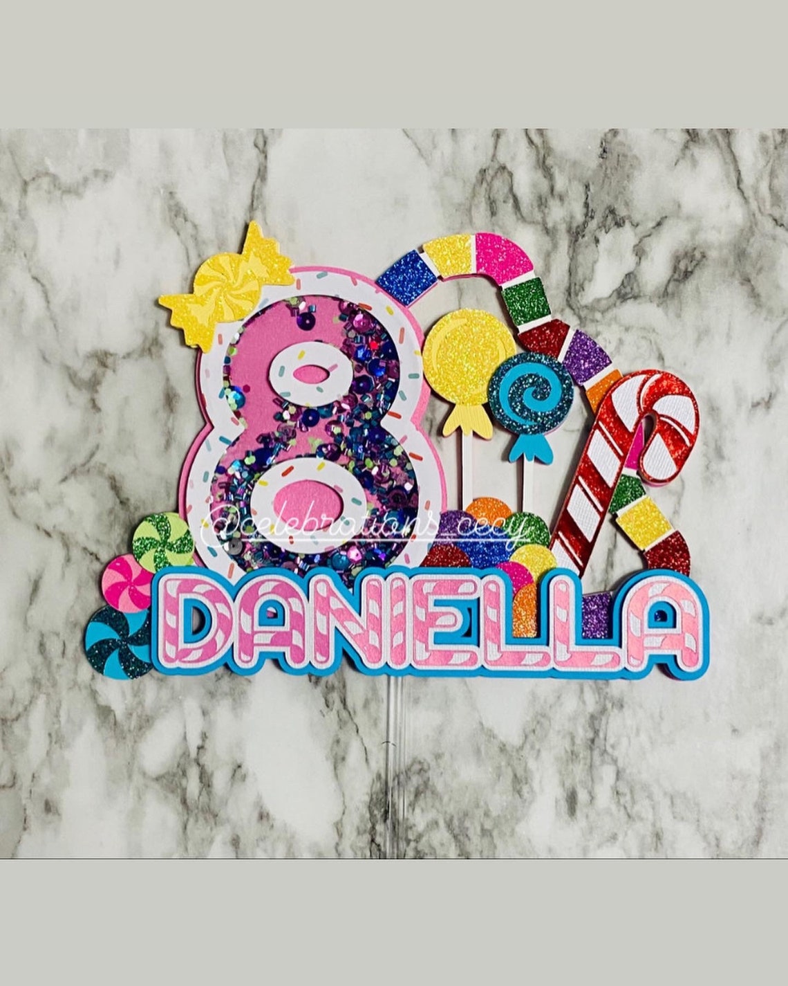 Candy Land Cake Topper Candy Land Topper Candy Land - Etsy