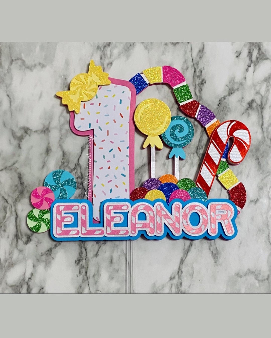 Candy Land Cake Topper| Candy Land Topper| Candy Land Decorations ...