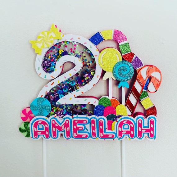 Candy Land Cake Topper Candy Land Topper Candy Land | Etsy