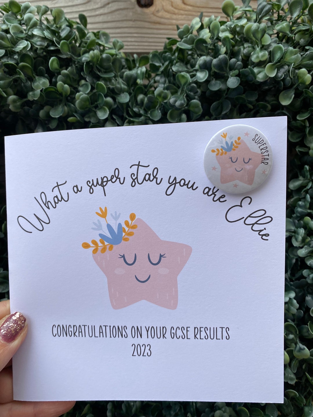 Personalised Congratulations on Your GCSE Exam Card/ A-level Card ...