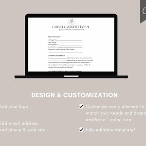 Client Consent Form Template, PDF, Canva - Etsy