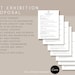 Art Exhibition Proposal, Art Exhibition Form Template, Pdf, Canva - Etsy
