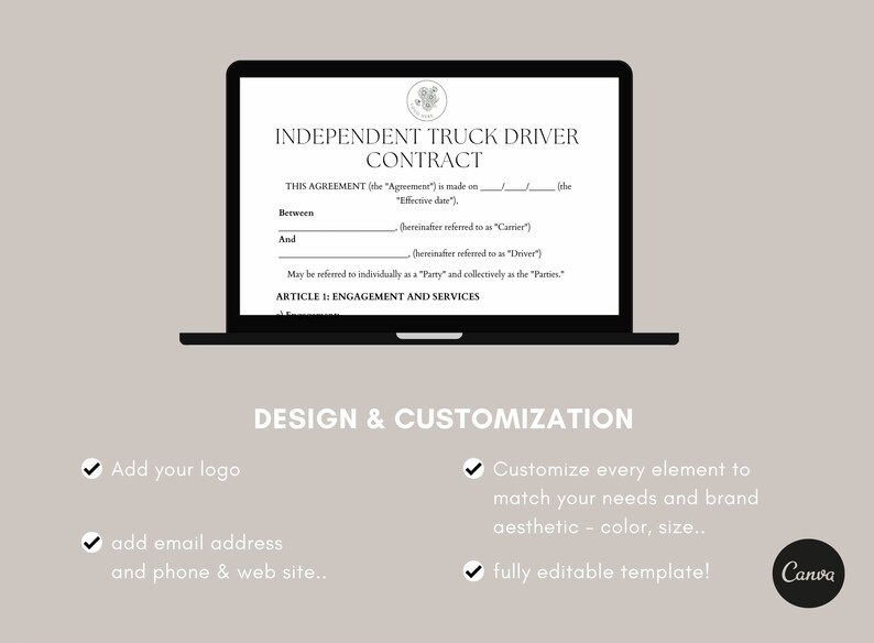 Independent Truck Driver Contract, Owner-operator Trucking Contract ...