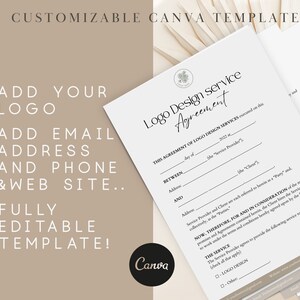 Editable Freelance Logo Design Contract, Graphic Design Contract ...