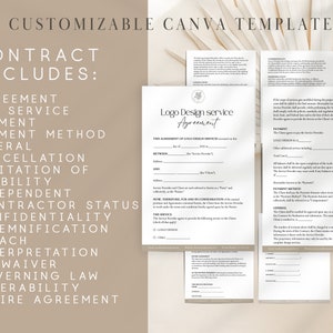 Editable Freelance Logo Design Contract, Graphic Design Contract ...