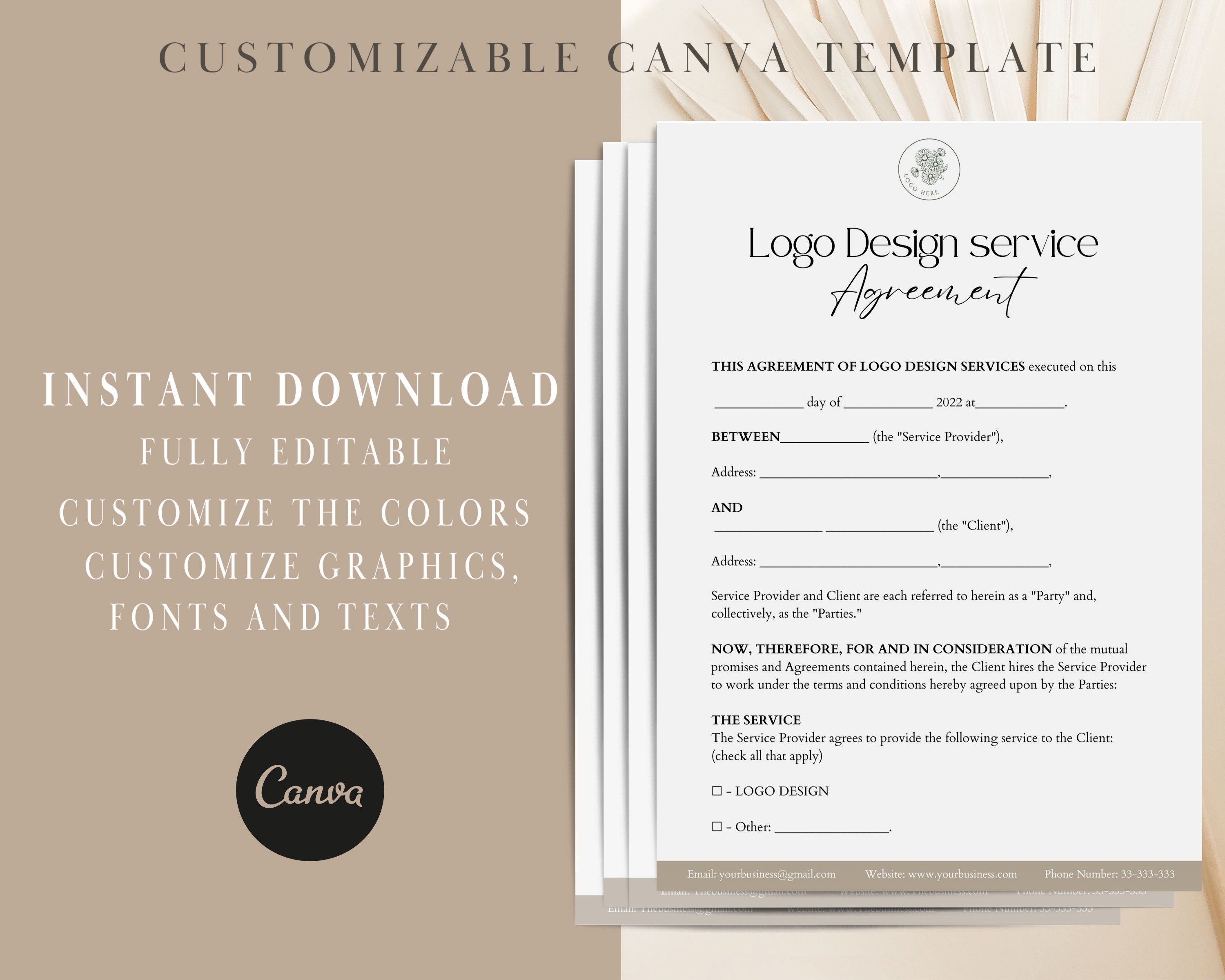 Sample Logo Design Contract