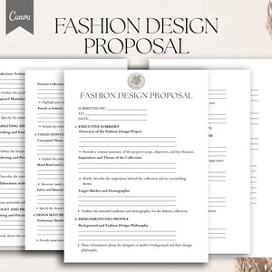 Fashion Design Proposal, Fashion Design Project, Collection Concept ...