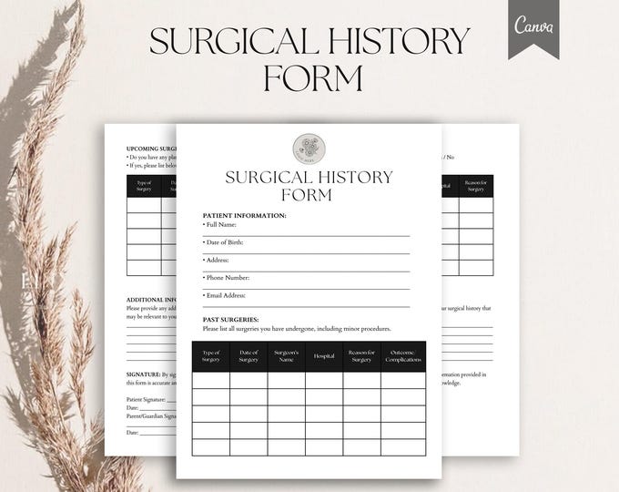 Surgical Procedures Chart | List Historical & Future Medical Operation ...