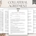 Editable Collateral Agreement Template, Form of Collateral Agreement ...