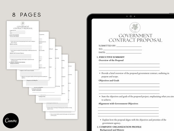 Government Proposal Template