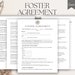 Editable Foster Agreement Template, Pet Foster Contract, Animal ...