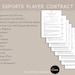 Esports Player Contract Template, Professional Gamer Contract, Pro ...