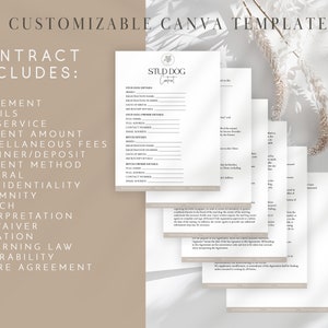 Stud Dog Contract, Breeding Contract for Stud Dog Services ,stud Dog Breeding Contract Template ...