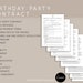 Birthday Party Contract Template , Celebration Service Agreement ...