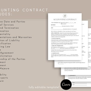 Accounting Service Contract Template, Financial Services Agreement ...