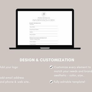 Insurance Information Form Template, Pdf, Canva - Etsy