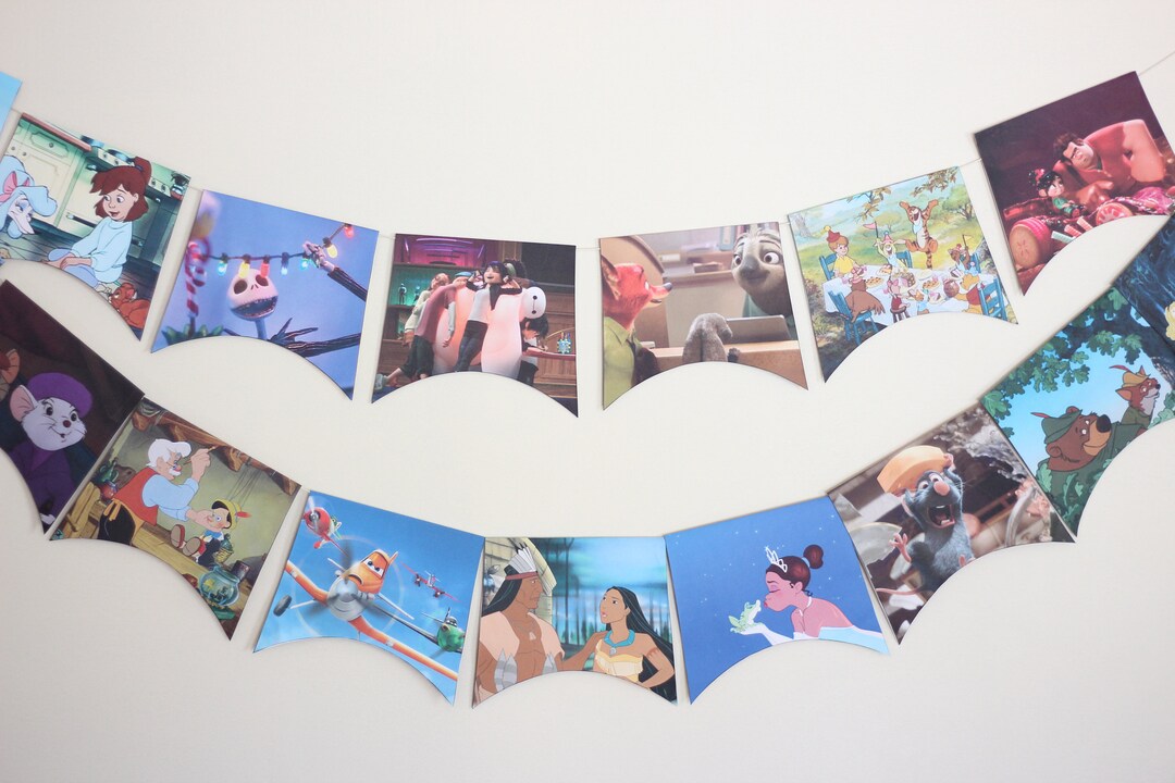 64 Piece Disney Banner - Digital (128 Different Scenes) (DIGITAL - Not ...