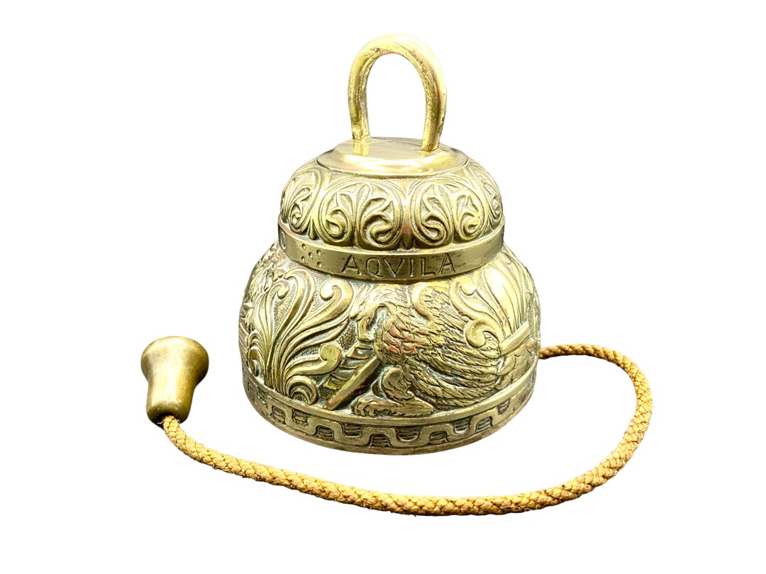 Antique Circa 1900 Heavy App 1.3kg Church Bell Dinner Bell Sanctuary ...