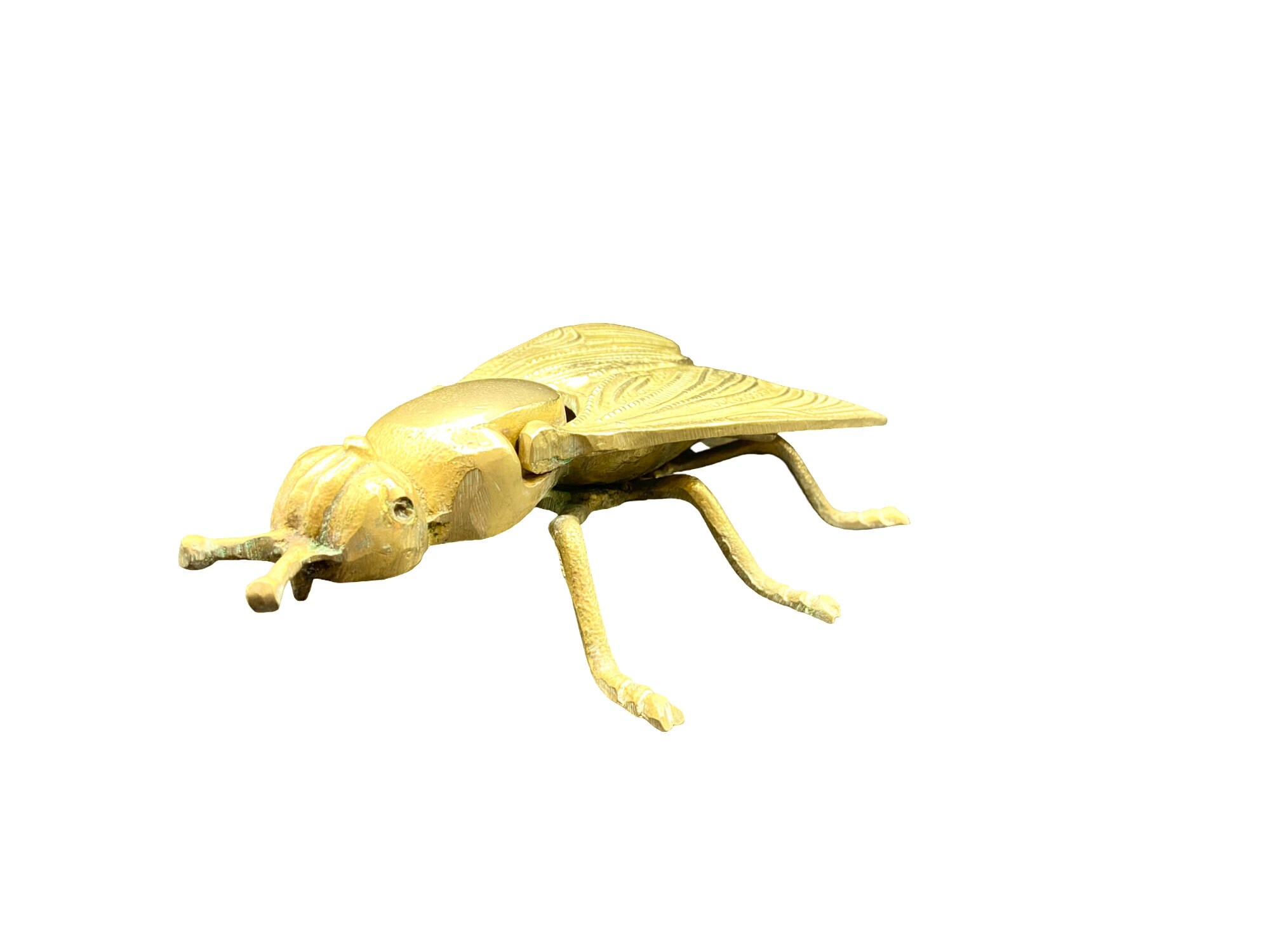 Rare Large Brass Fly Ashtray Vintage Vesta Flytrinket Insect - Etsy