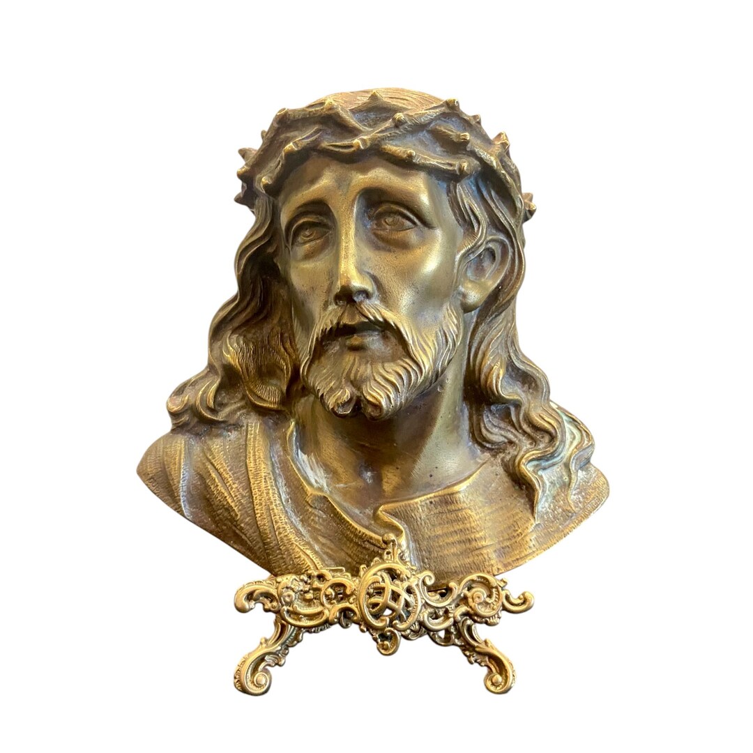 Antique Circa 1920 Superb Cast Bronze Metal Wall Plaques in Relief ...