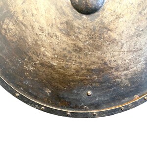 Vintage Heavy Hand Forged Cast Iron App 2kg Medieval Style Shield Film ...