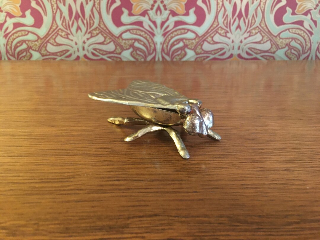 Vintage Italian Brass Fly Ashtray Vintage Vesta Fly Trinket - Etsy
