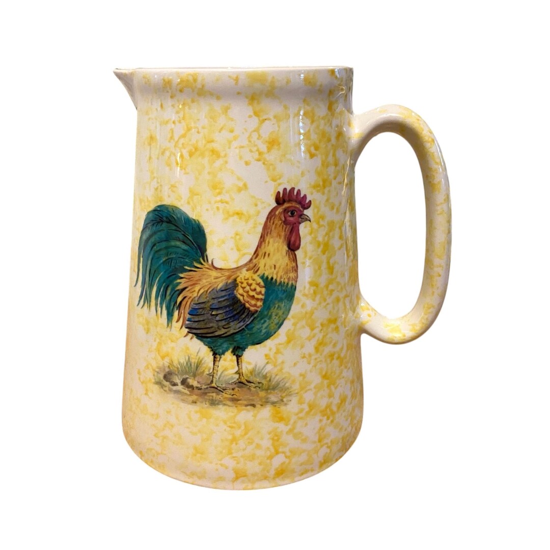 Vintage Crown Burslem England Stoneware Large Farmhouse Cockerel ...