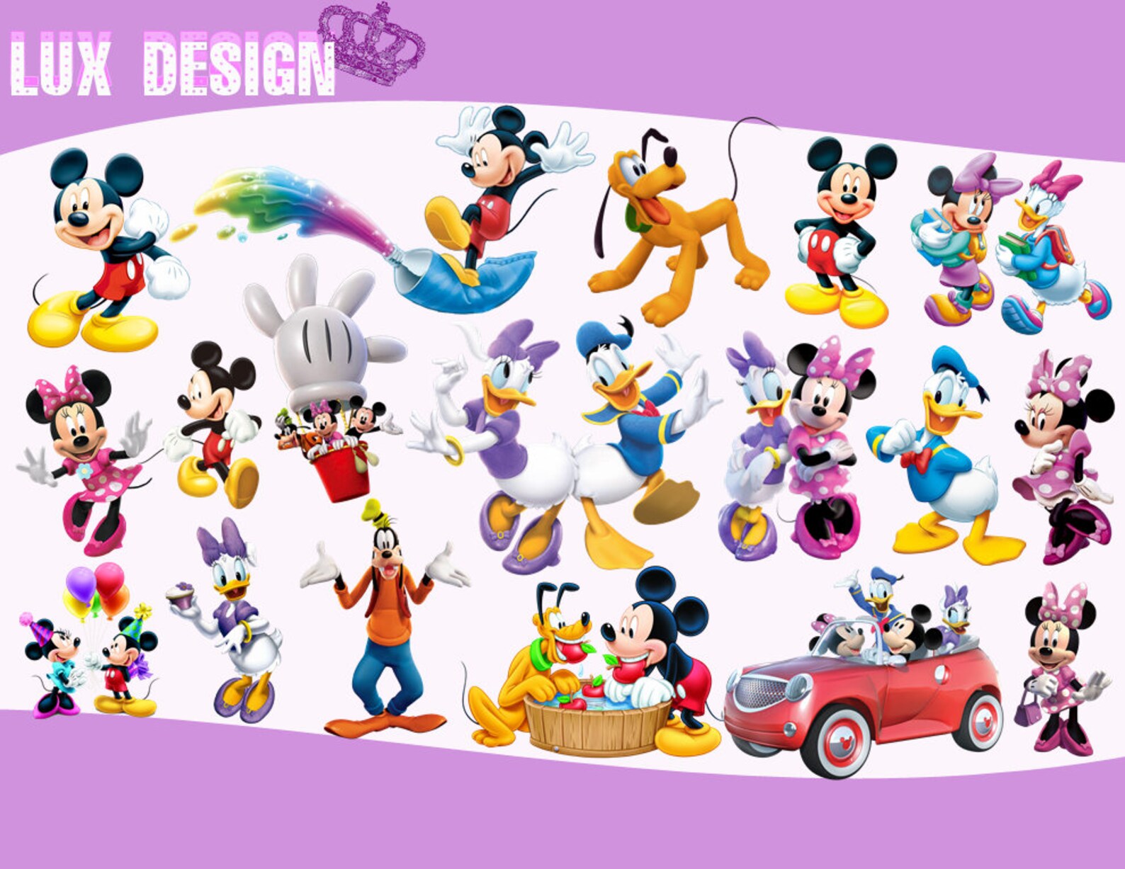 115 Mickey Mouse Clubhouse ClipArt PNG Images 300dpi Digital | Etsy